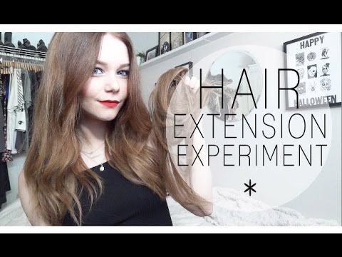 HAIR EXTENSION EXPERIMENT - YouTube