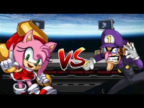 SSF2 Project B patch 9 - Amy Rose vs Waluigi - YouTube