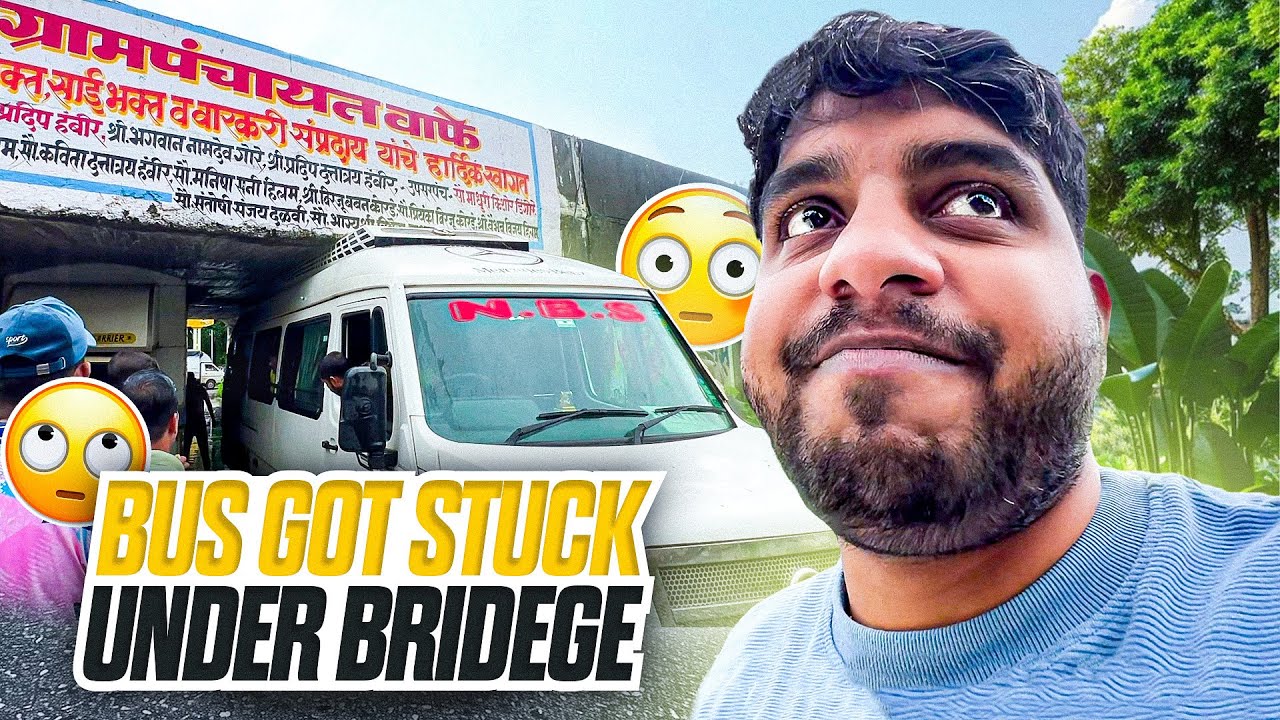 BUS GOT STUCK UNDER BRIDGE | IGATPURI - YouTube