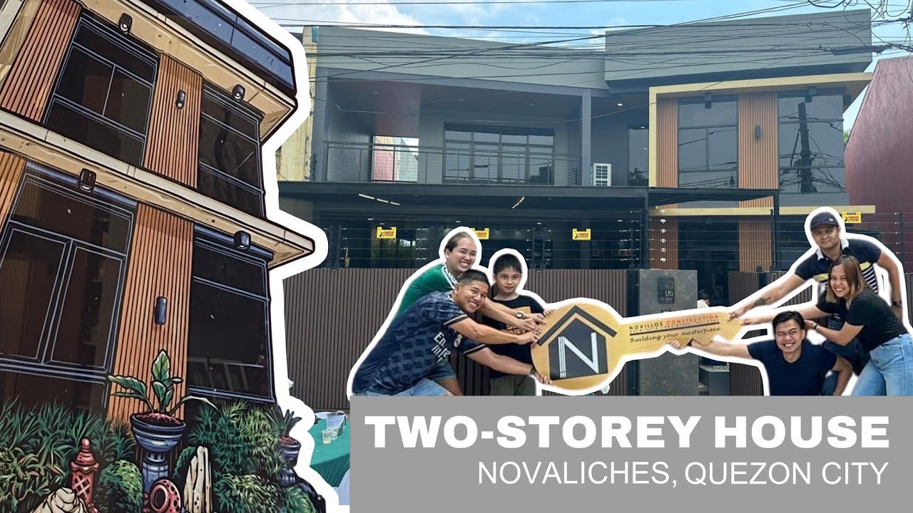 House Tour 13: An Artistic 2 Storey Residence at Novaliches, Quezon City - YouTube