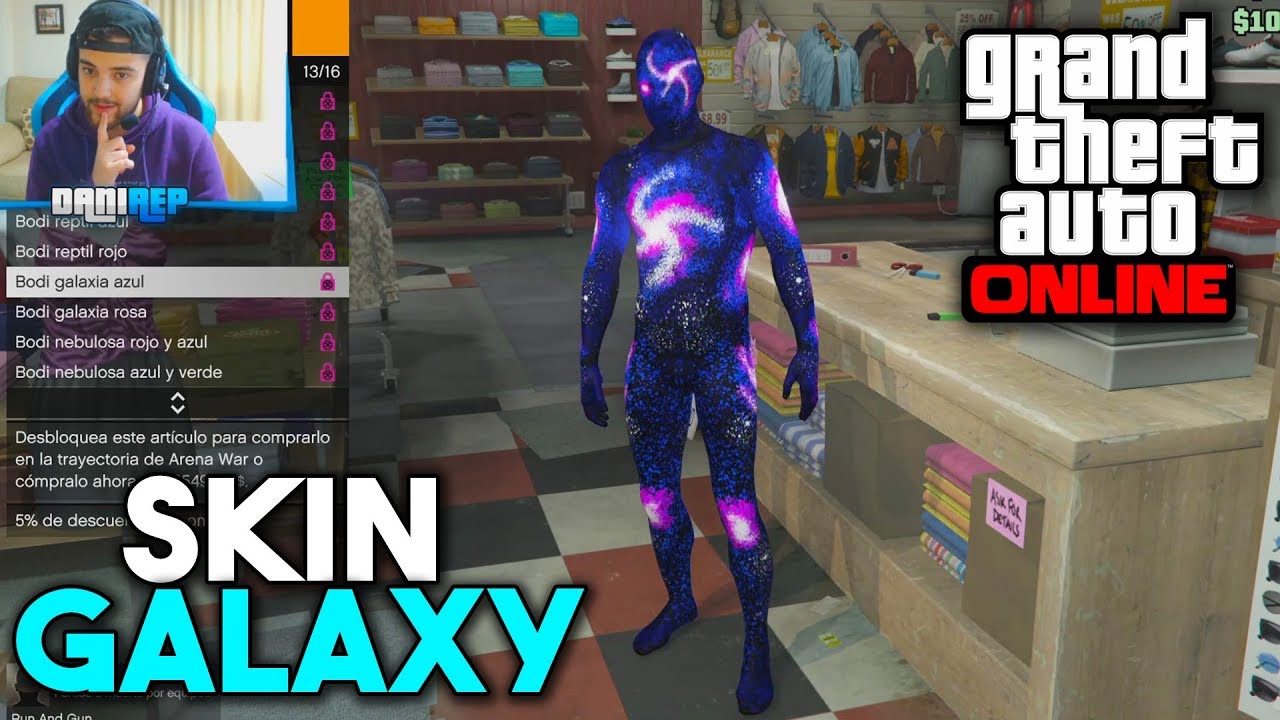 SKIN GALAXY EN GTA V ONLINE - YouTube