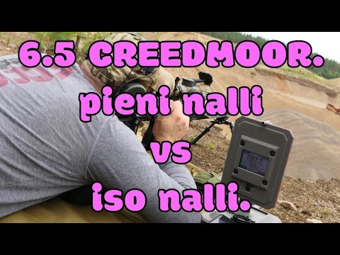 🇫🇮6.5 Creedmoor. Lapua pieni vs iso nallinen hylsy. 8g Scenar ja VV ...
