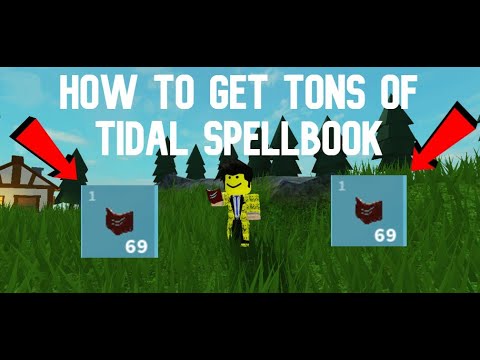How to Get Tons Of Tidal Spellbooks In Roblox Islands - YouTube