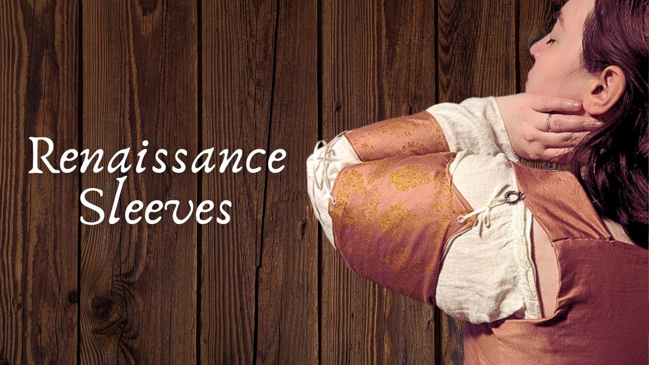 You Can Add Removable Sleeves to Your Renaissance Faire Gown - YouTube