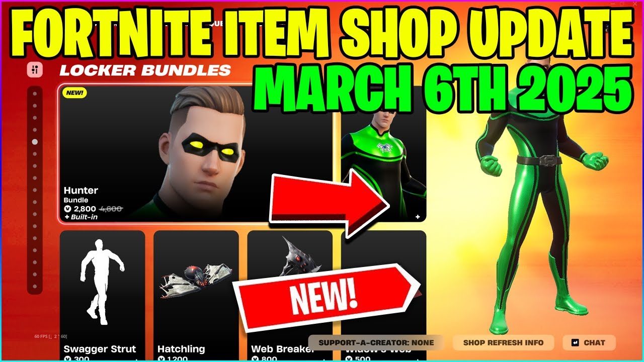 *NEW* HUNTER LOCKER BUNDLE! Fortnite Item Shop [March 6th, 2025 ...