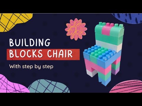 Satisfying building blocks chair|| making chair with blocks || #ASMR # ...