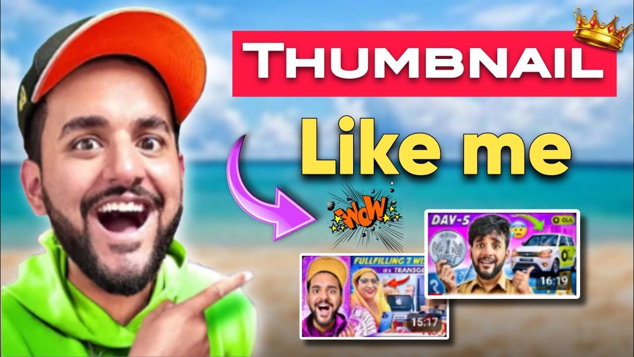 How to make Thumbnail like Fukra Insaan - YouTube