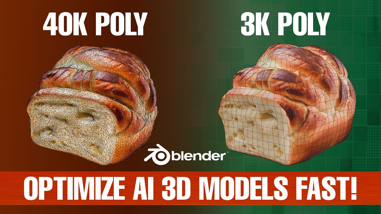 Fix High-Poly AI Models in Blender with Remesh + Texture Bake - YouTube