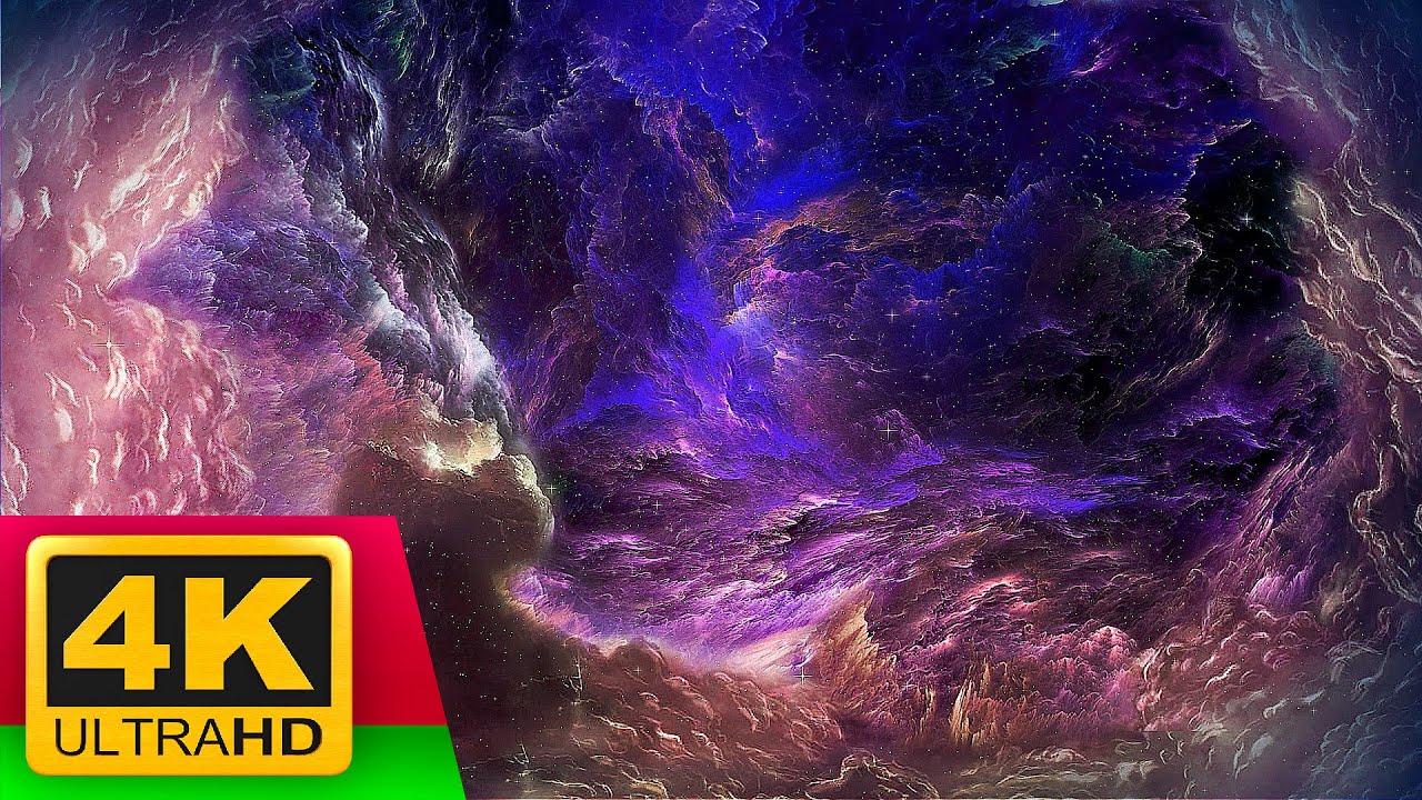 Breathtaking space journey (Video for relaxation with ambient music) 4k ...