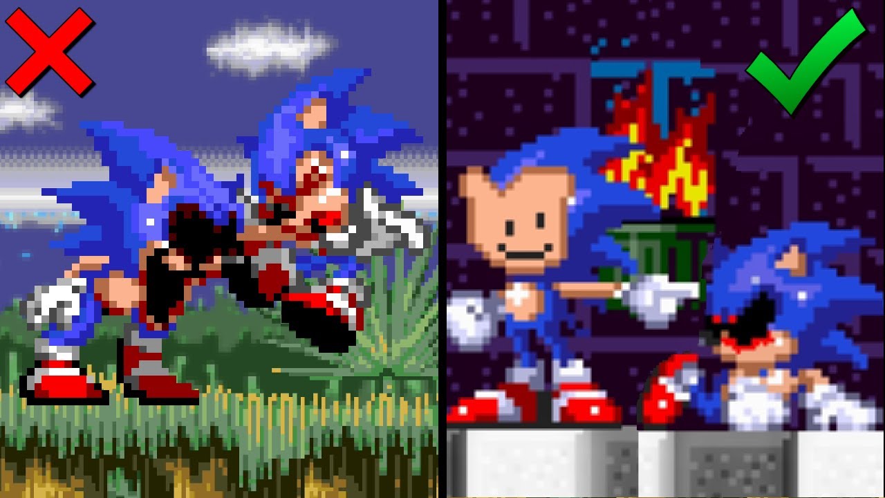 Sonic.EXE Gets Destroyed For The 2nd Time - YouTube