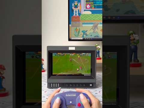 This stand turns your Switch 2 into a retro CRT TV 🫨🤩🔥 #nintendoswitch2 #gamingsetup #retrogames