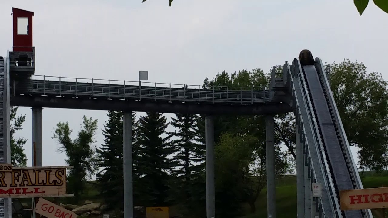 Calaway log ride - YouTube