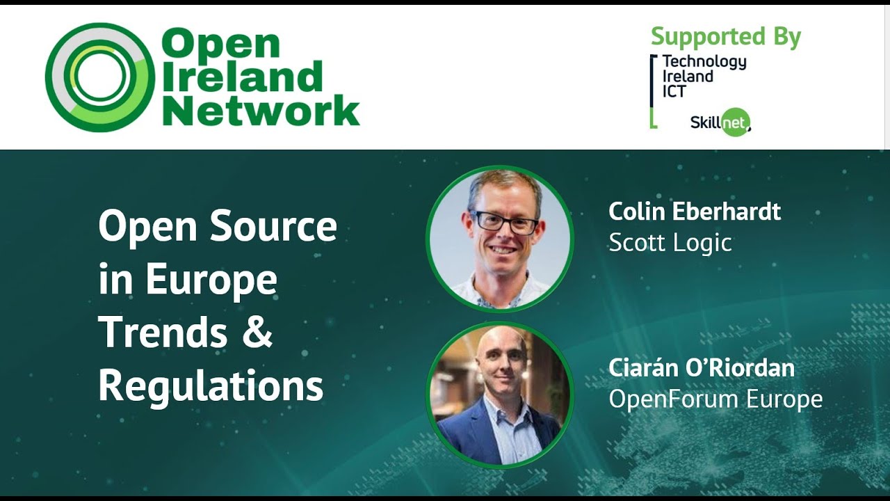 Open Ireland Network - OSS Trends and Regulations - YouTube