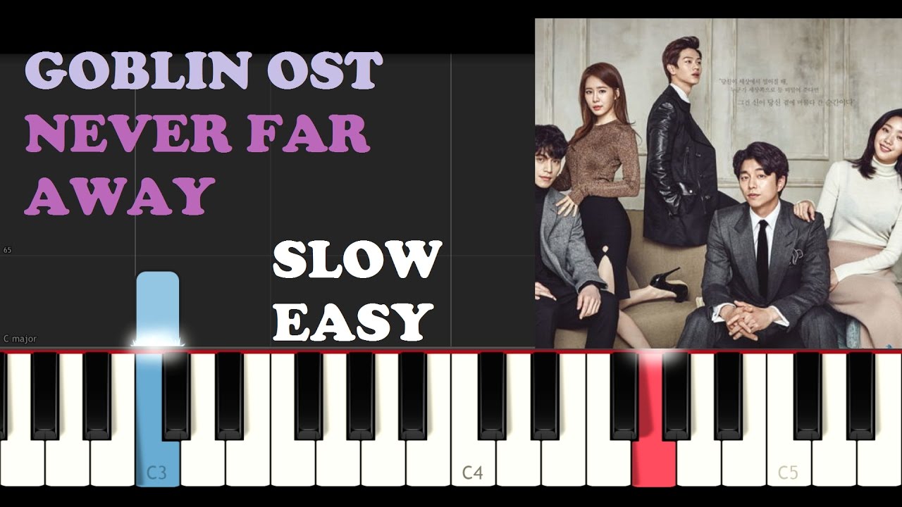 Goblin Ost - Opening Theme (SLOW EASY PIANO TUTORIAL) - YouTube