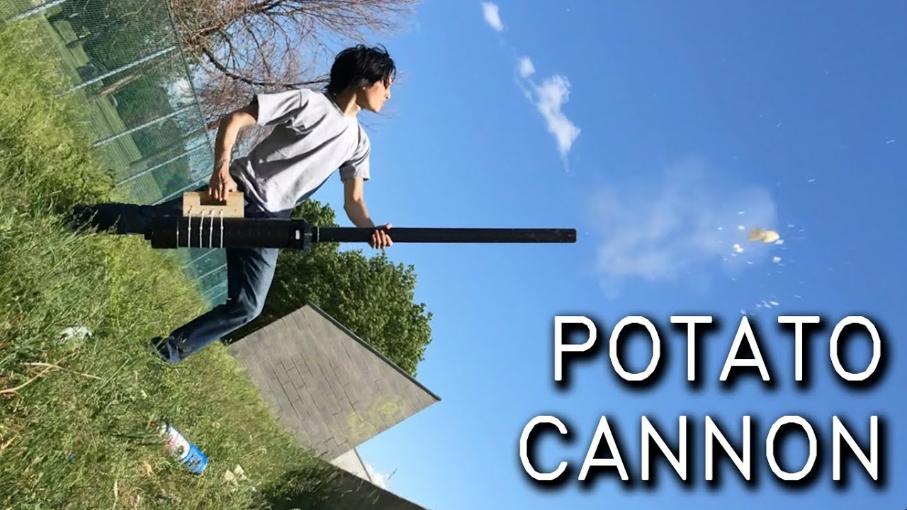 Potato Cannon (Spud Gun) Fun - YouTube