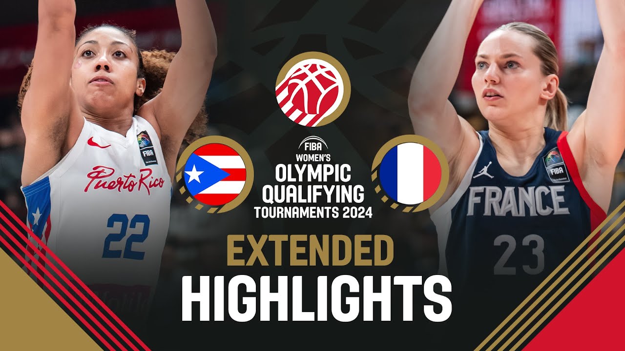 Puerto Rico 🇵🇷 vs France 🇫🇷 | Extended Highlights | FIBA Women's OQT ...