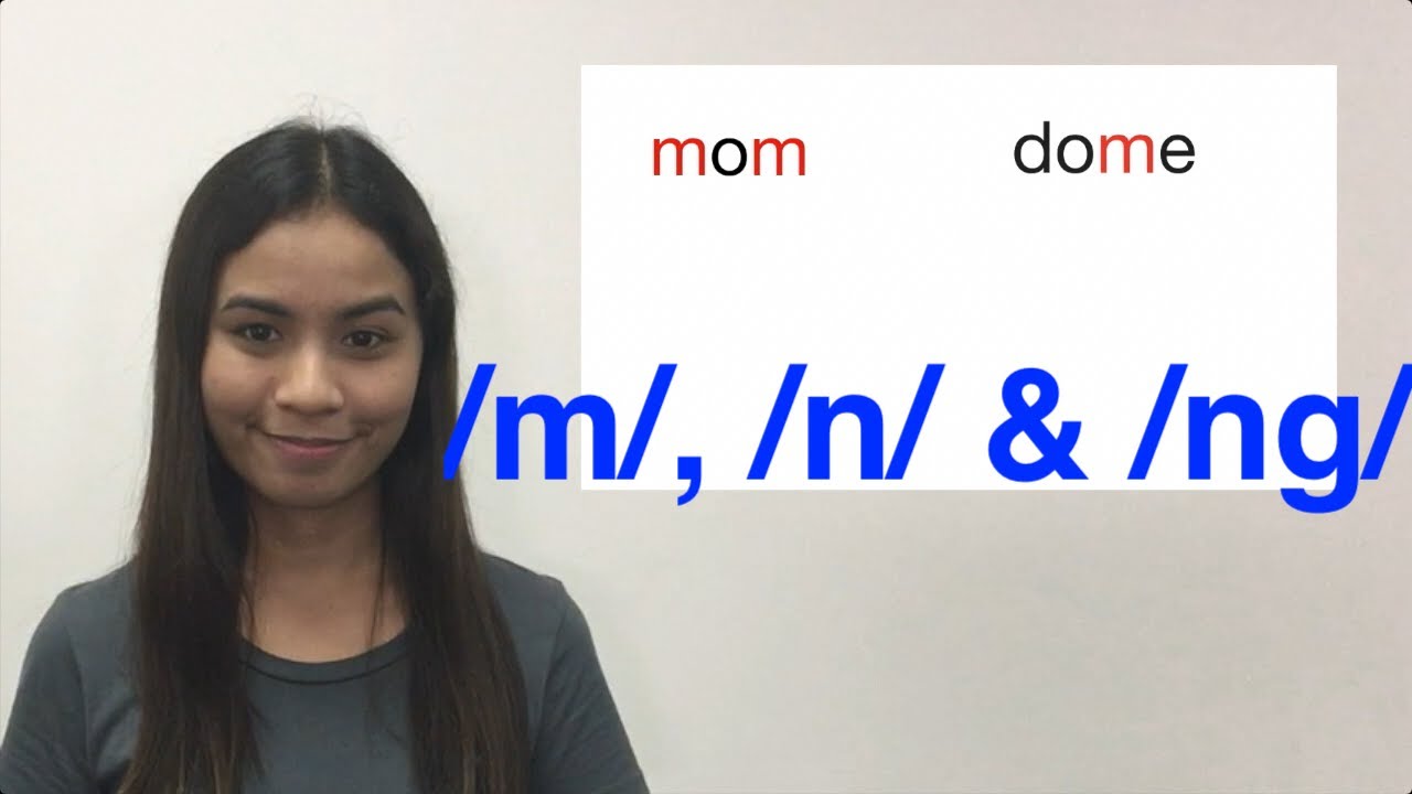 鼻音 /m/, /n/, /ng/ - YouTube
