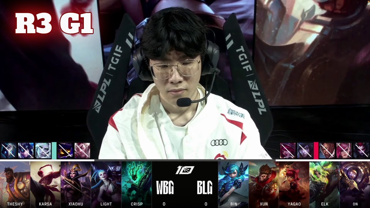 WBG vs BLG - Game 1 | Round 3 LPL Spring 2023 Playoffs | Weibo Gaming ...