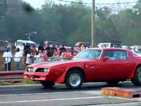 John Storie's 78 Trans Am drag racing at Greer S.C. - YouTube
