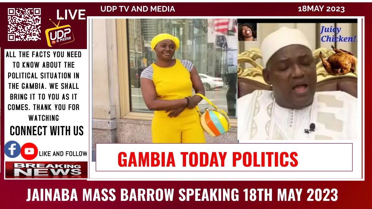 JAINABA MASS BARROW SPEAKING 18TH MAY 2023 - YouTube