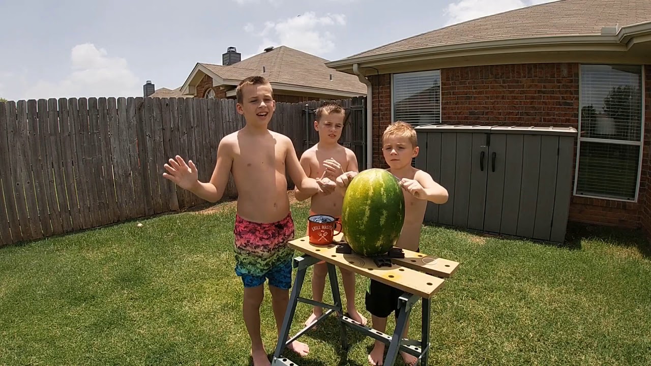 Watermelon Challenge Madness - YouTube