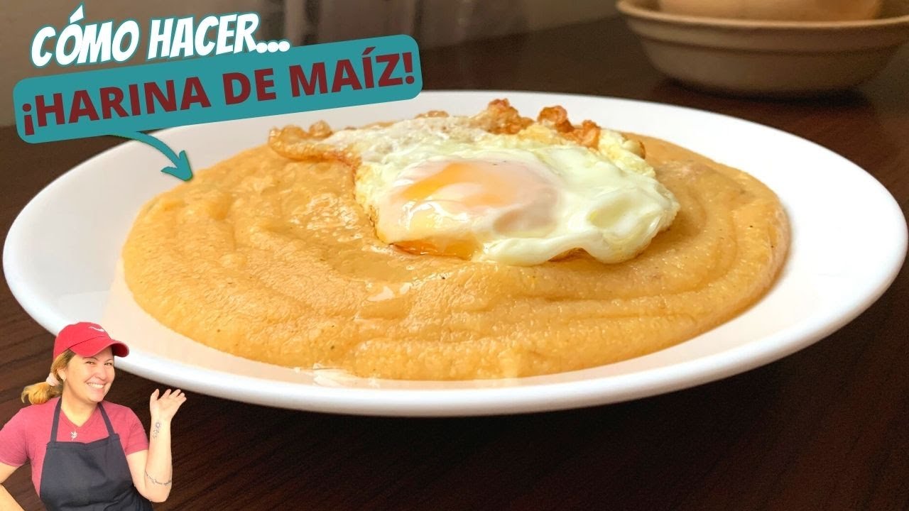 Cómo hacer HARINA de MAIZ CRIOLLA Receta Fácil y Deliciosa - YouTube