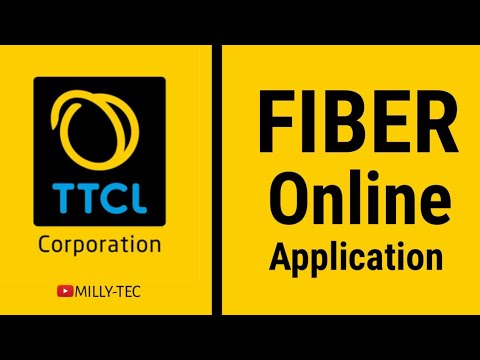 TTCL | Jinsi Ya Kuomba FIBER INTERNET Online - YouTube