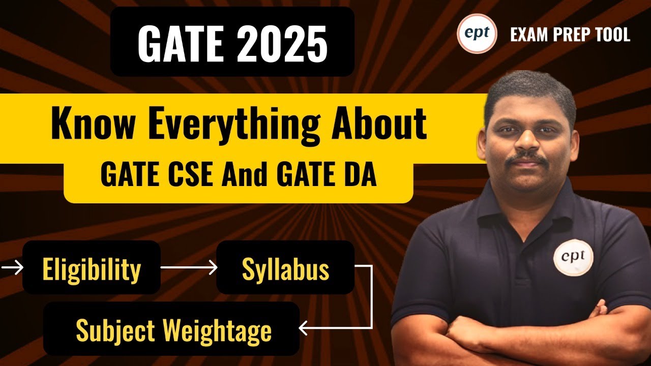 Complete Roadmap for GATE-2025 | Know all details - YouTube