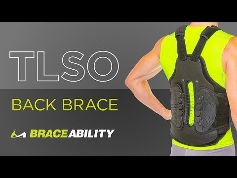 BraceAbility TLSO Back Brace | Postural Spine Support for Scoliosis, Kyphosis, & Vertebrae Fracture