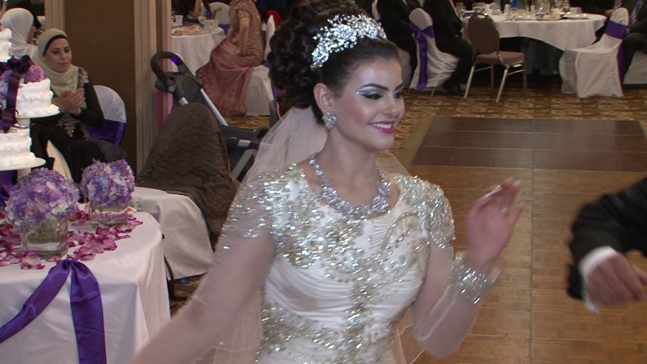 Ata & Deana first dance with (mohammed rami ) singer- aljalil studio ...