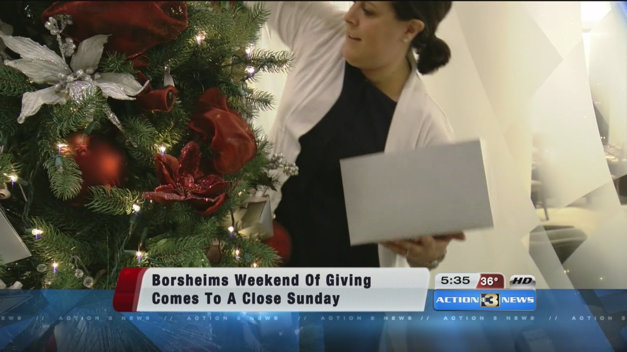 The Weekend of Giving is coming to an end at Borsheims - YouTube