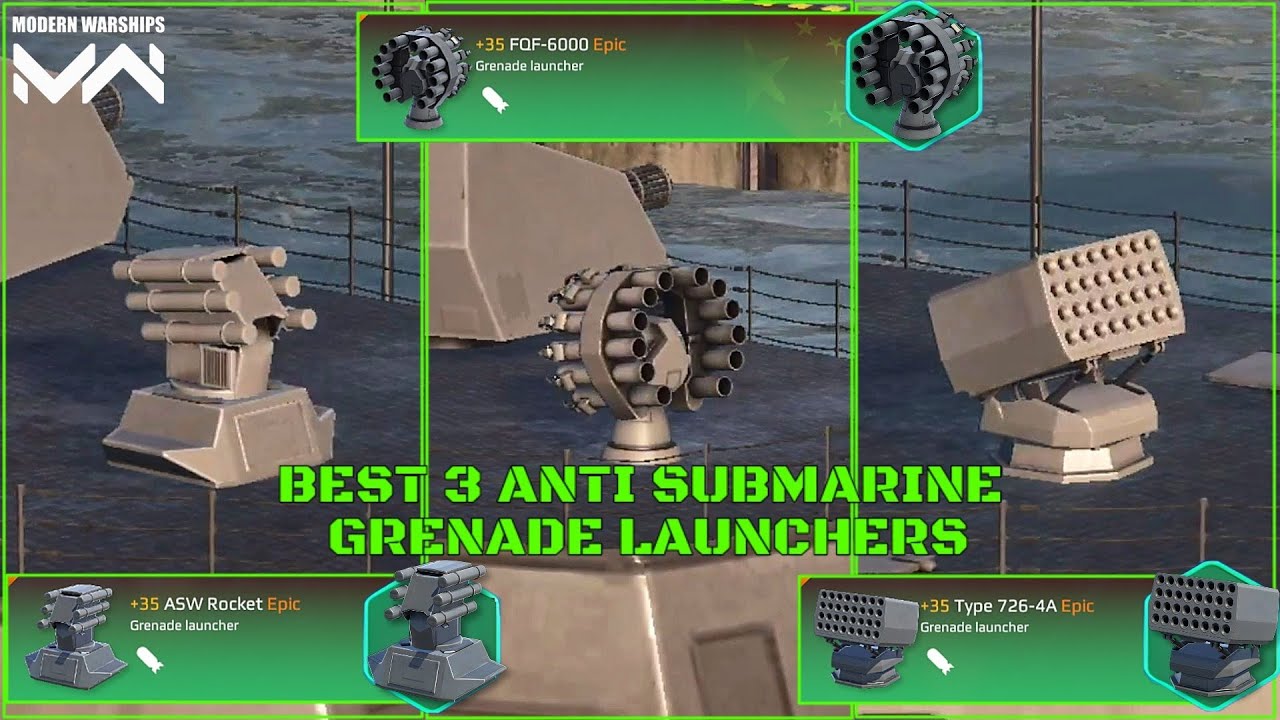 Best 3 Anti Submarine Grenade Launcher Comparison | ASW VS FQF VS Type ...