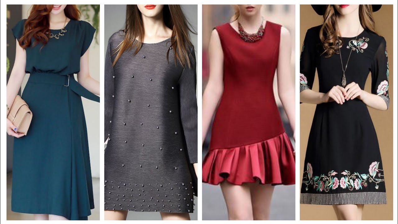 Elegant style of A line dresses designs || middi dresses designs # ...