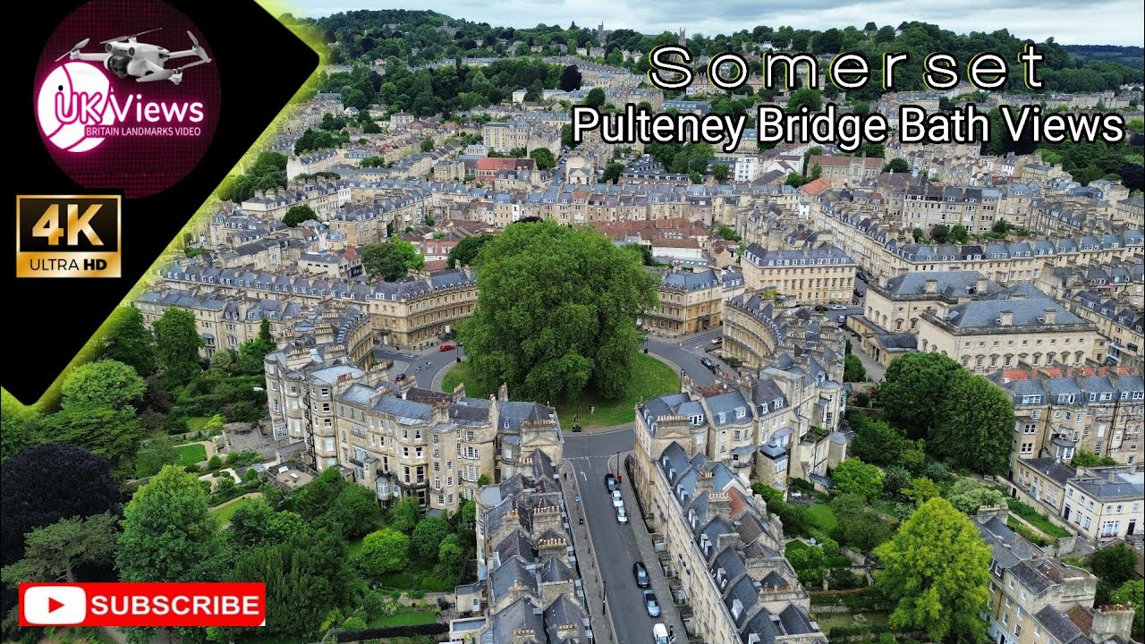 Bathwick, Bath | Pulteney Bridge View | Drone Aerial Video - YouTube