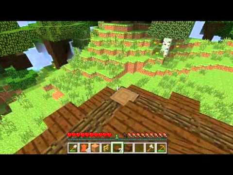 Minecraft Survival Medieval Build World Ep. 1 Tribal House - YouTube