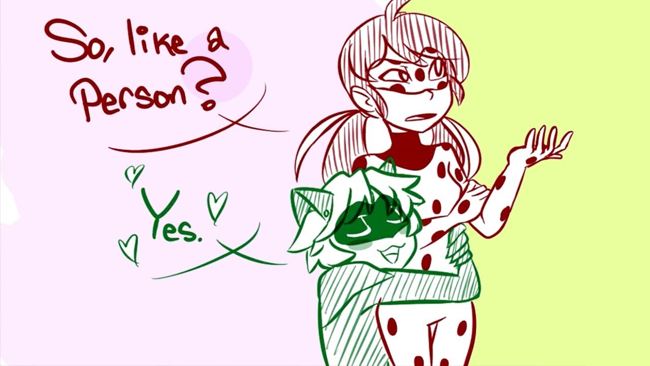 ADRIEN KEEPS HUGGING MARINETTE!【Miraculous Ladybug Comic Dub ...