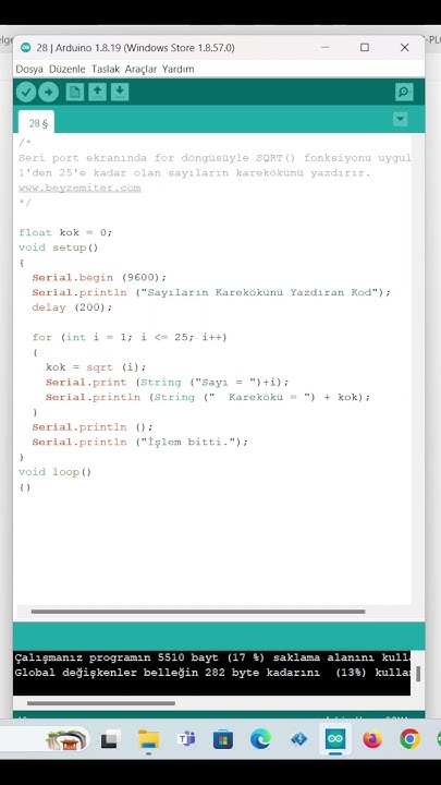 40. ARDUINO İLE PROGRAMLAMA VE TASARIM KURSU: UYGULAMA 28 #electrical #electricity#arduino - YouTube