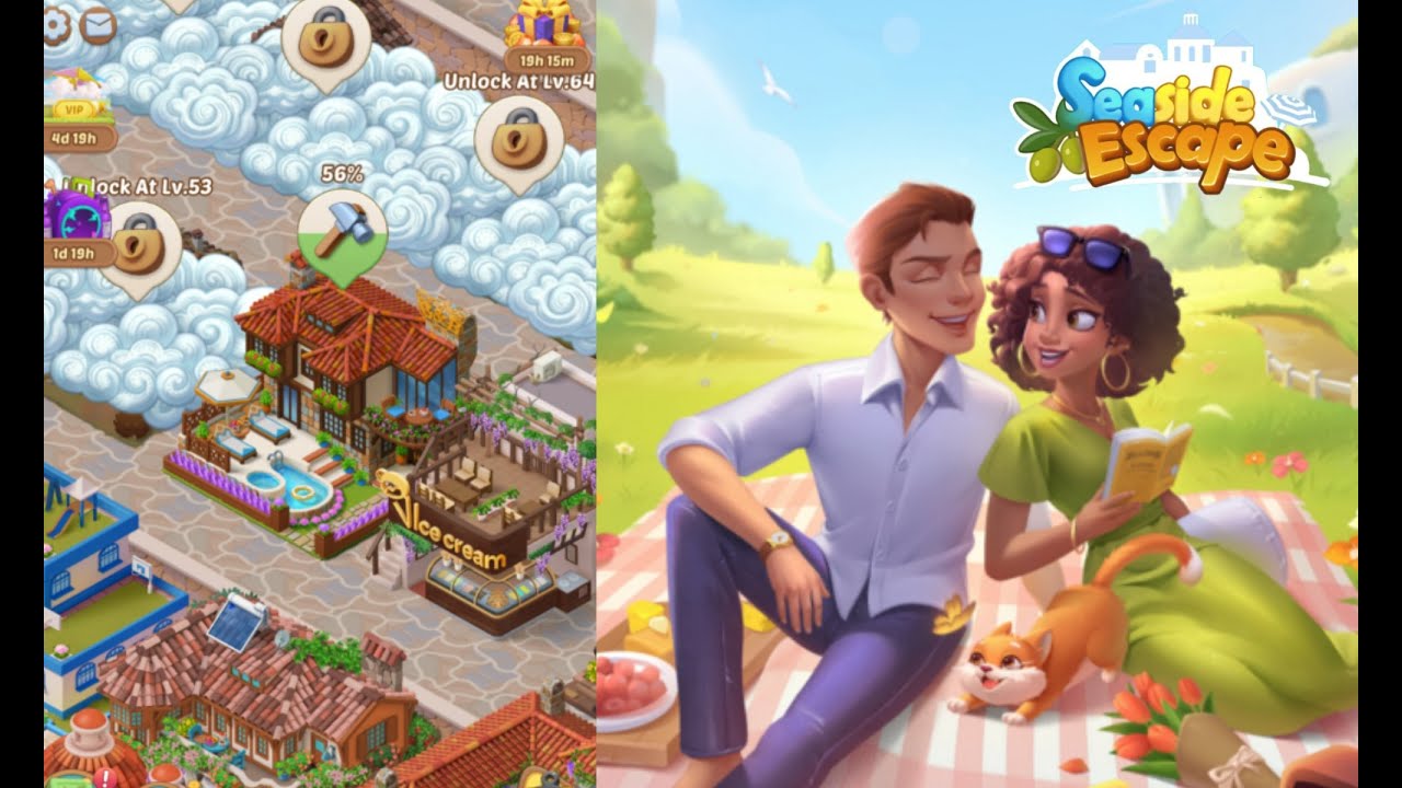 Seaside Escape | Level 50-51 Part 54 🏖🏝 - YouTube