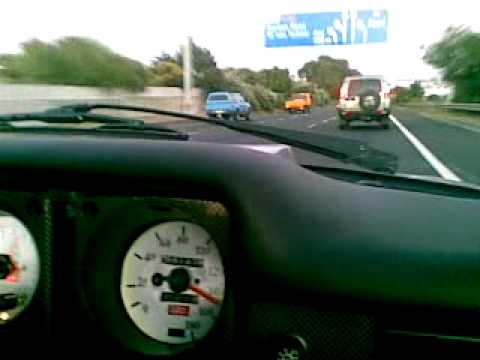 mazda 323 GLC rotary on highway - YouTube