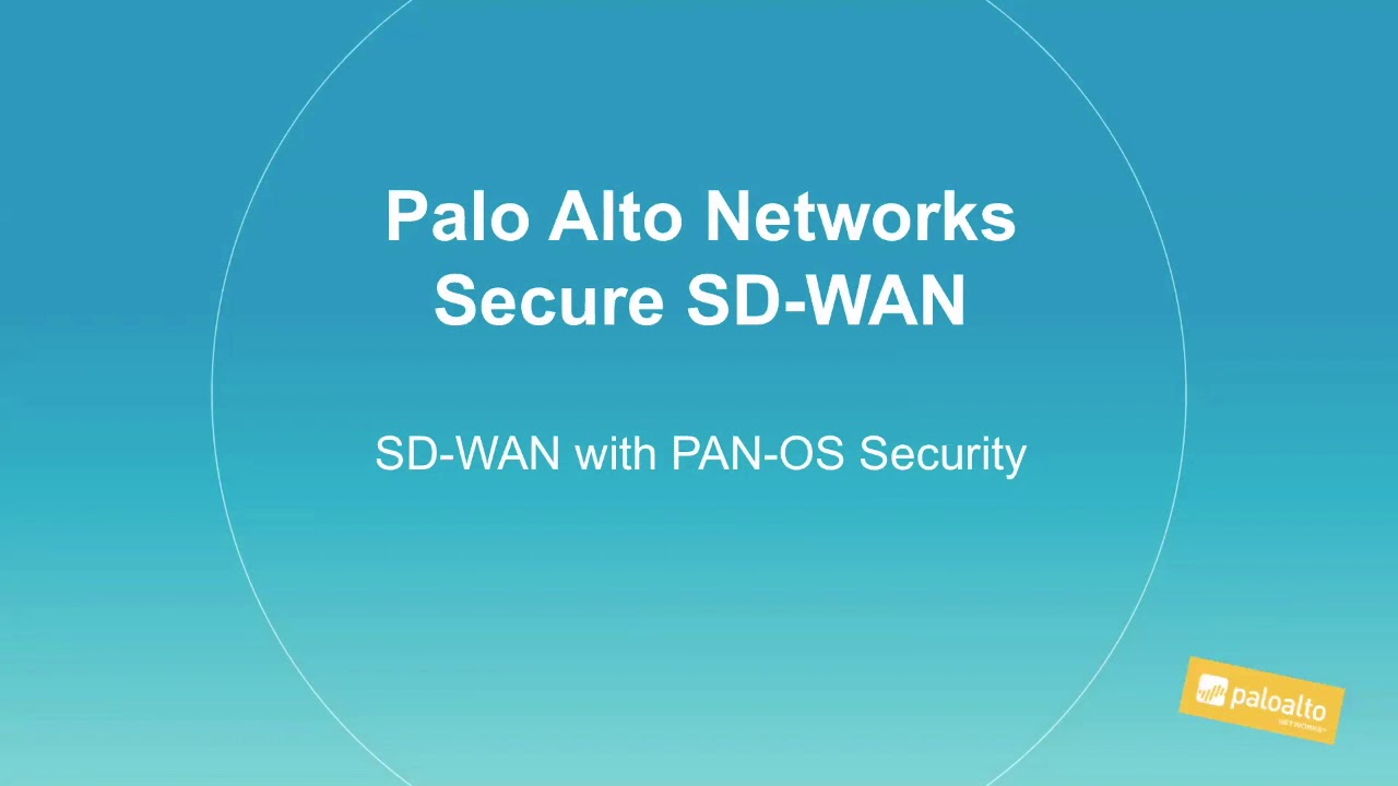 Palo Alto SD WAN - YouTube