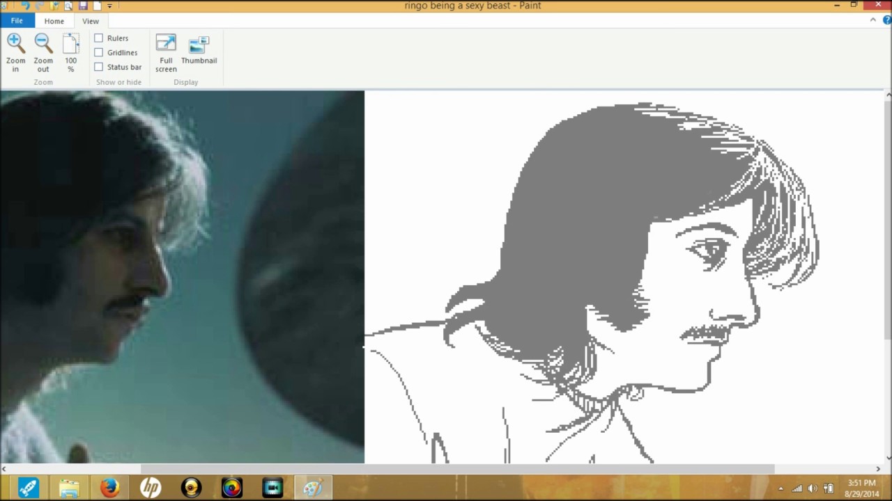Drawing Ringo Starr - YouTube