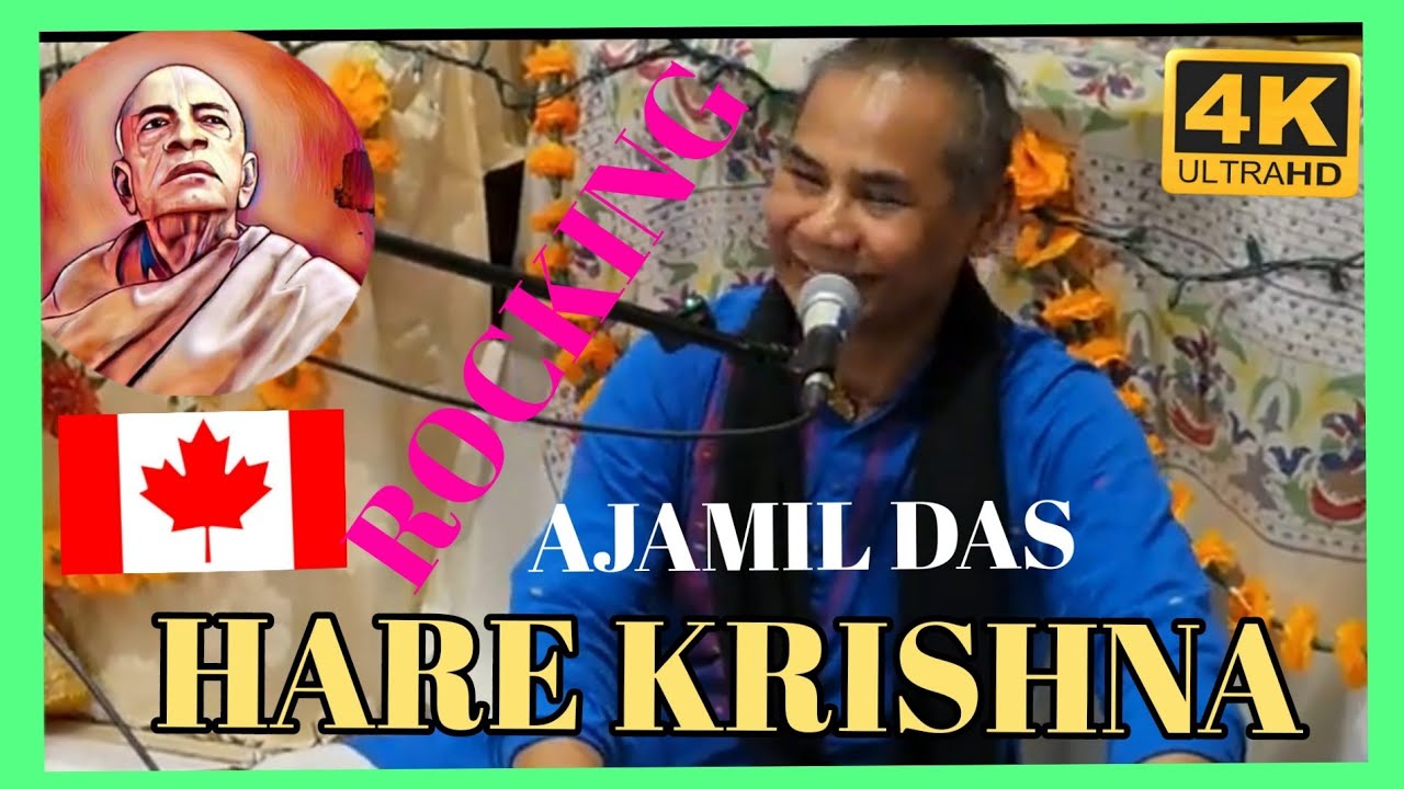 Ajamil Das / Ecstatic Hare Krishna kirtan BRAMPTON BIRTHDAY CELEBRATION ...