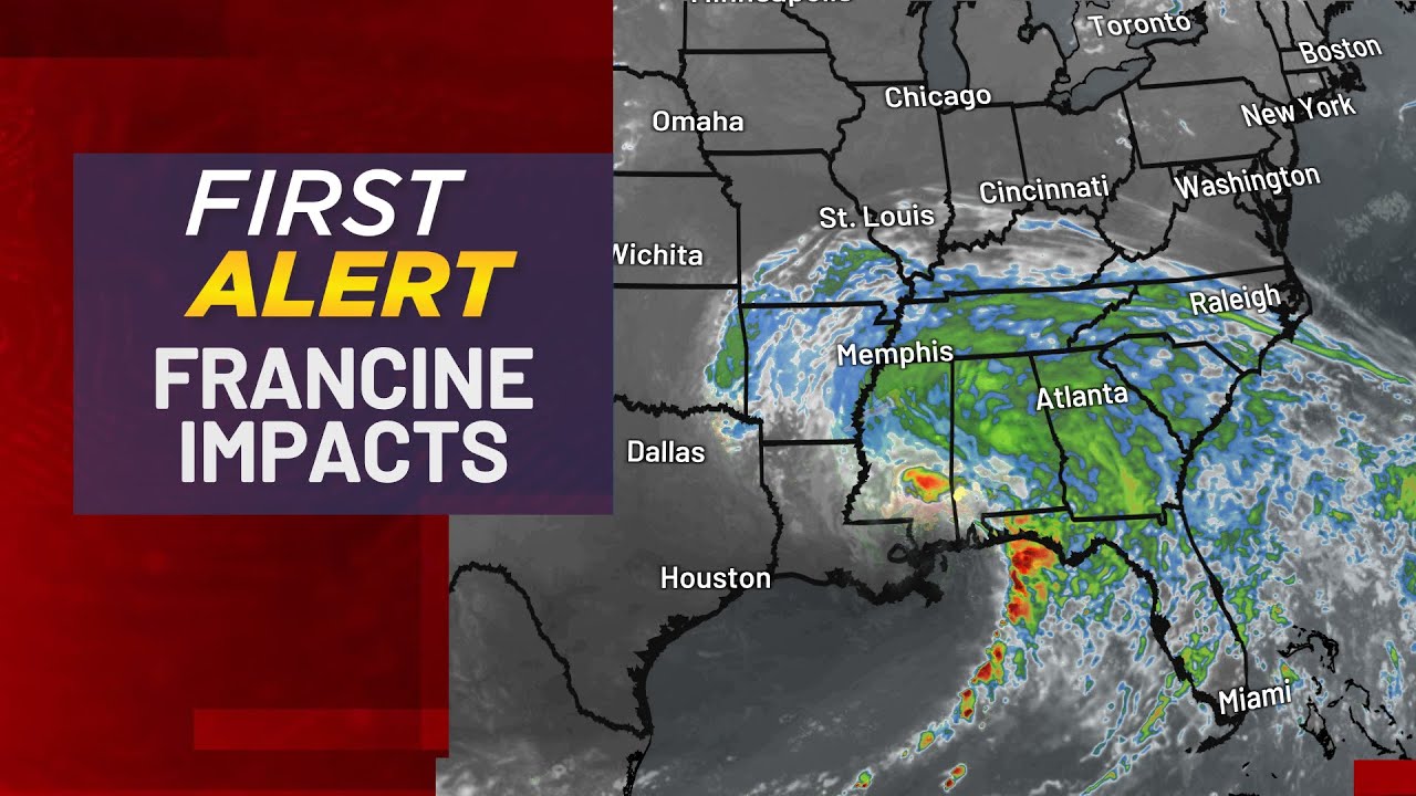 Tracking Francine - YouTube