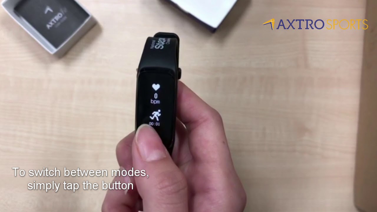 AXTRO FIT - Turning On & Charging - YouTube