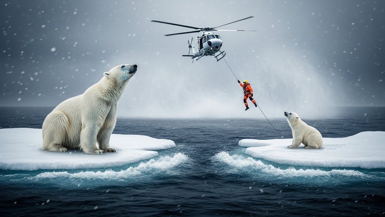 This Baby Polar Bear Was Trapped on Breaking Ice — What Happened Next ...