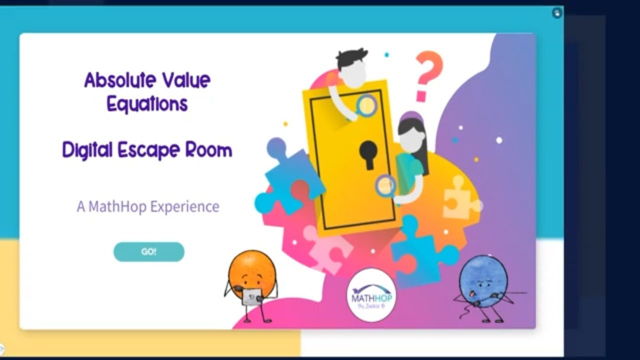 Absolute Value Equations Digital Escape Room Preview - YouTube