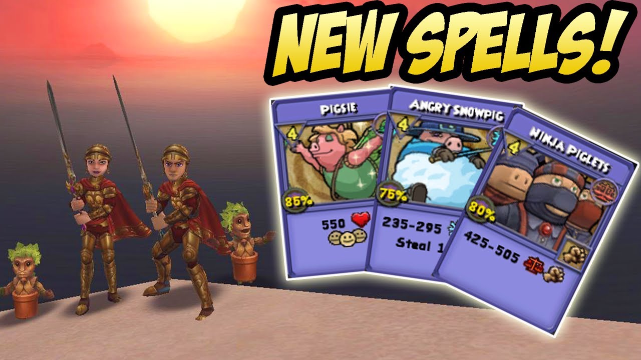 Wizard101: ALL Wysteria Lore Pack Maycast Spells! - YouTube