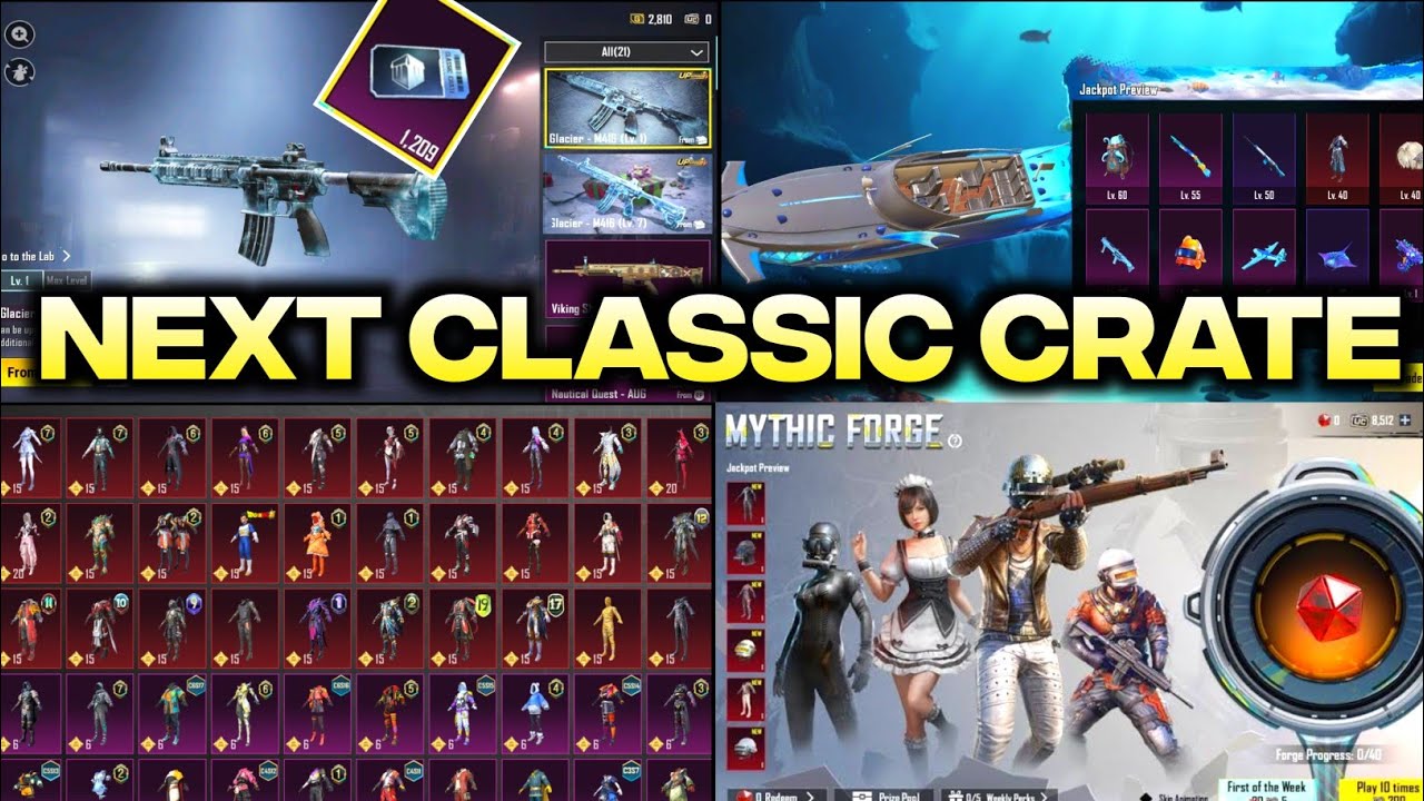 Next Classic Crate Coming glacier Official Update | New Mythic Forge ...