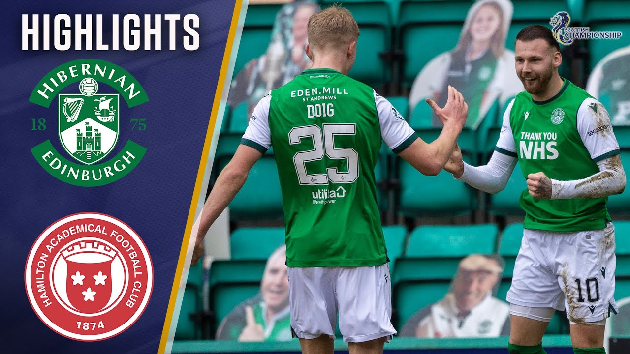 Hibernian 2-0 Hamilton Academical | Hibs Beat 10 Man Hamilton To Go ...