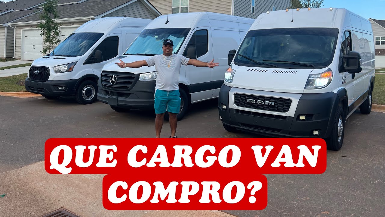 CUÁL CARGO VAN ES MEJOR? RAM PROMASTER/SPRINTER MERCEDES O FORD TRANSIT ...